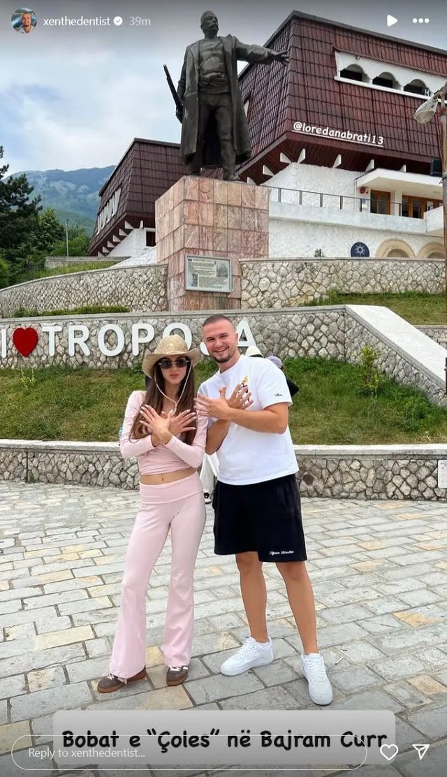 Foto/ Nuk është Jozi! Loredana Brati "kapet mat" me këtë ish-banor të ...