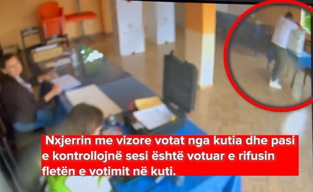 Bardhi publikon videon e rradhës/ Vëzhgues të PS kontrollojnë votën e ...