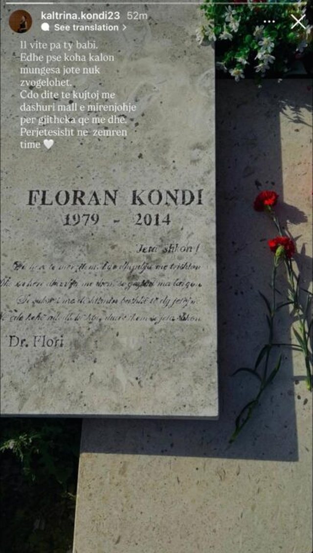 Sot shënohen 11 vite pa Dr. Florin, postimi prekës i së bijës: Mungesa ...